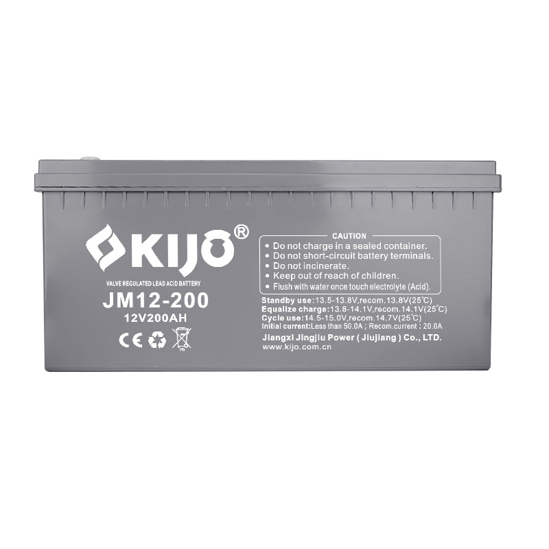 JM Series 12V 200Ah 57kg AGM Deep Cycle Battery – KIJO Battery Online ...