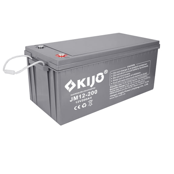 JM Series 12V 200Ah 57kg AGM Deep Cycle Battery – KIJO Battery Online ...